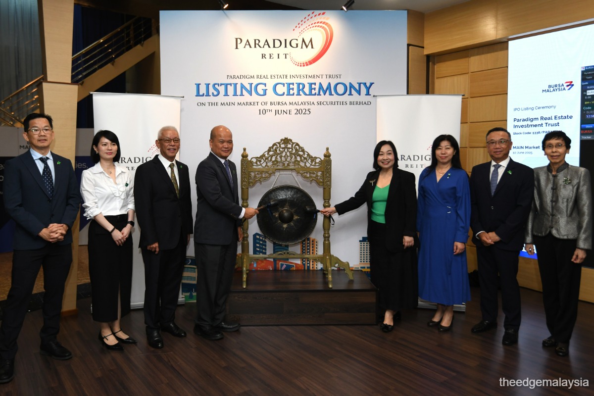 Paradigm REIT's IPO sees flat close amid broader market dip